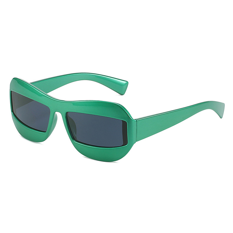 China Futuristic Wrap Around Sunglasses Cyber Punk Space Y2K Men ...